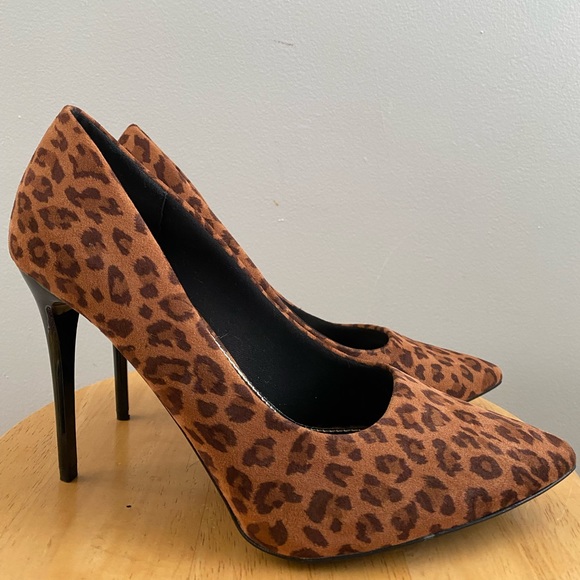 Shoes | Leopard Print High Heel | Poshmark